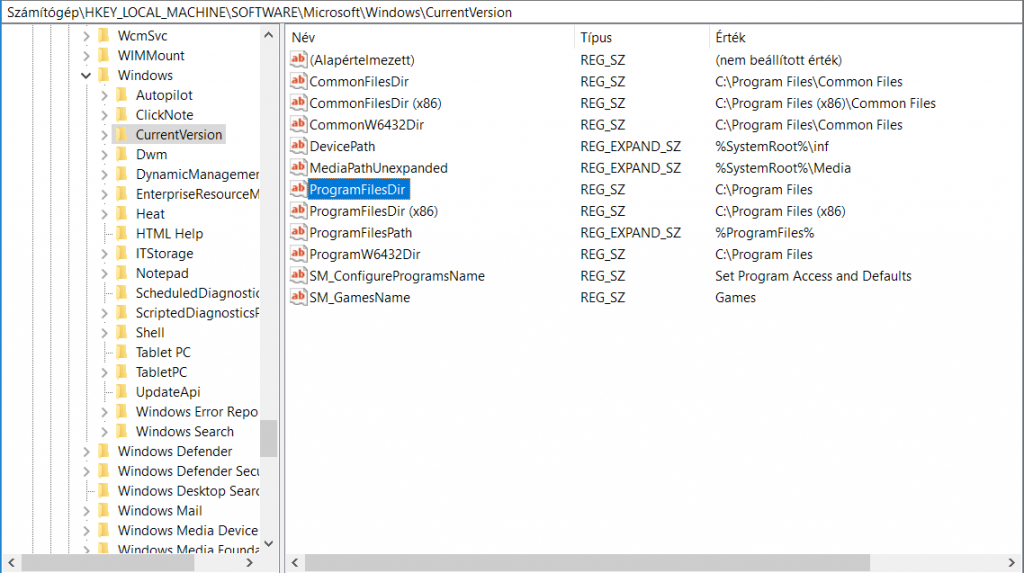 Inside Windows Registry Algeo Calculator